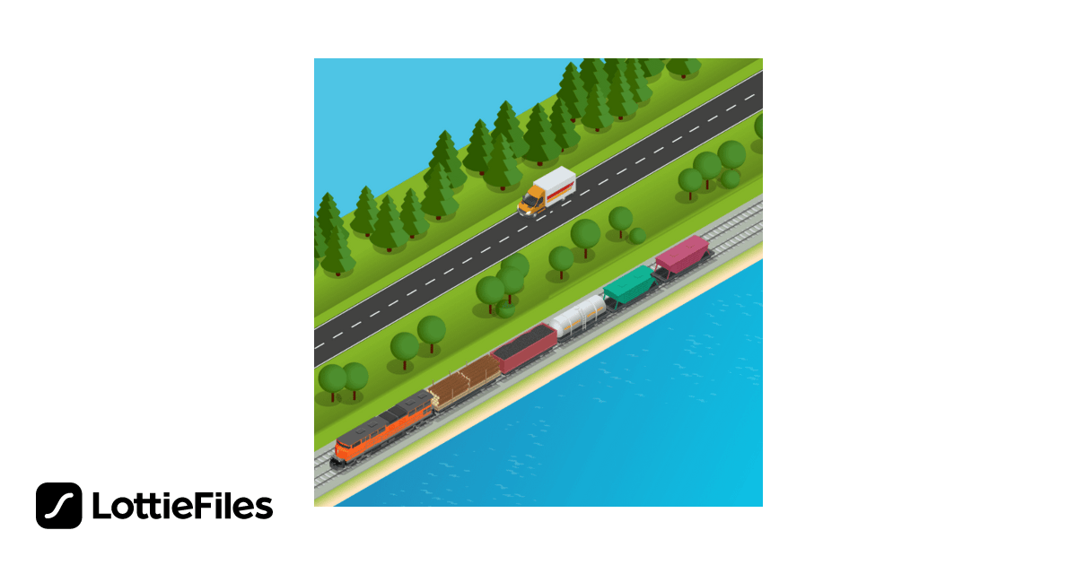 Free Train Animation by SM Rony | LottieFiles