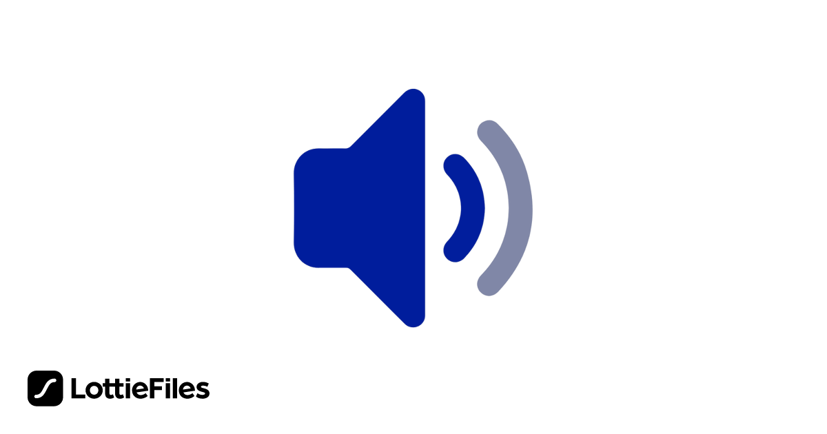 Free Volume Animation by Creative MSK | LottieFiles