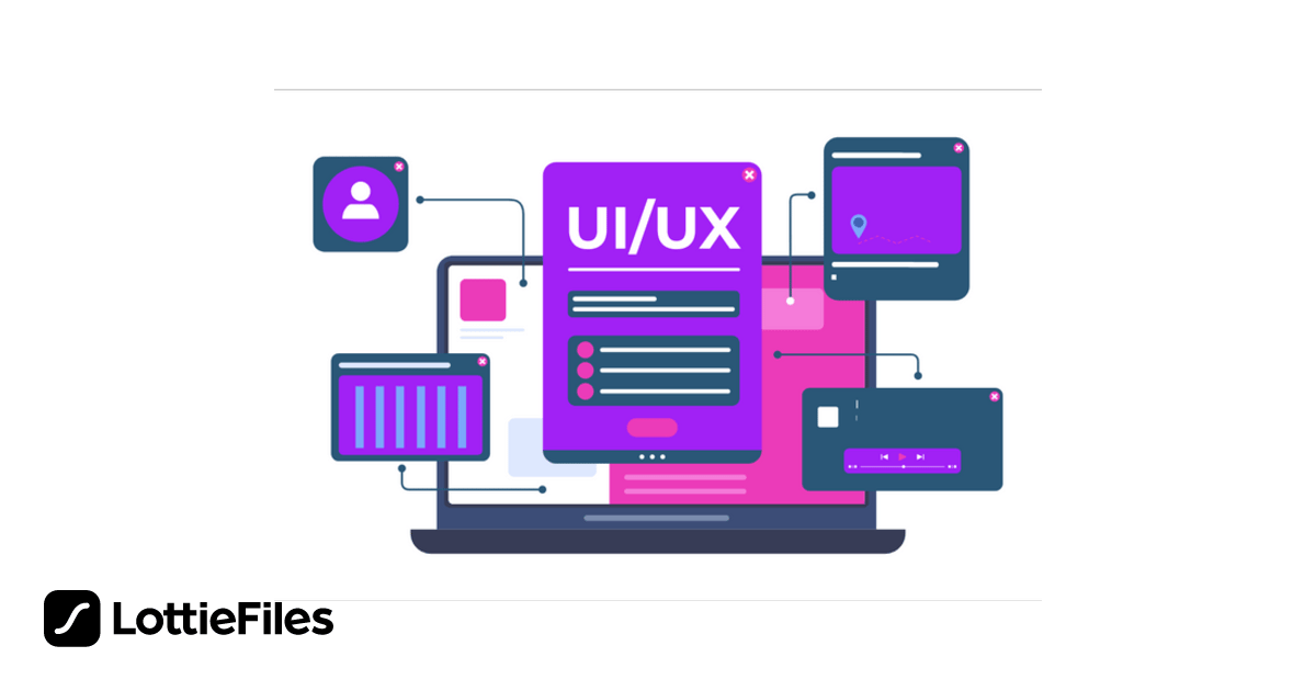 Nawal Azhar による無料の Purple UX UI アニメーション | LottieFiles