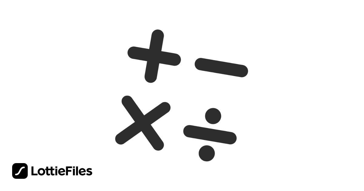 Free Math Animation by Мария Рыбакова | LottieFiles