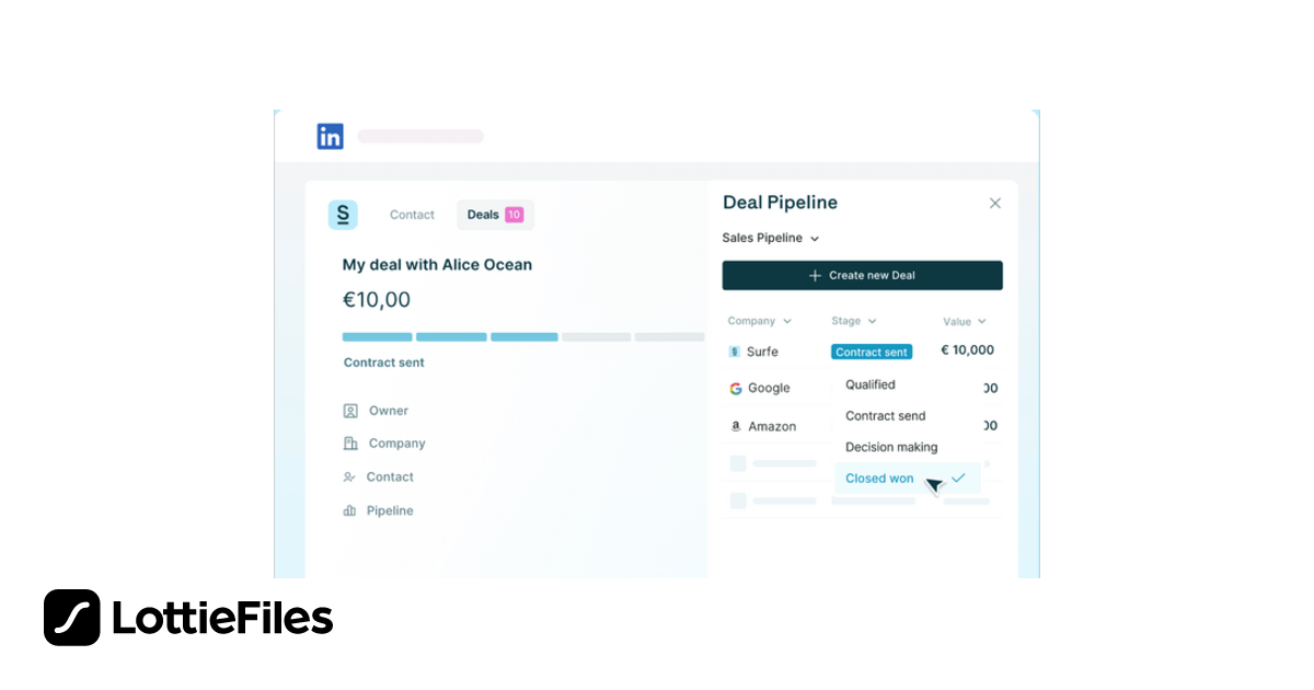 Free Close Contract UI Animation Animation by Abdullah Akhtar | LottieFiles