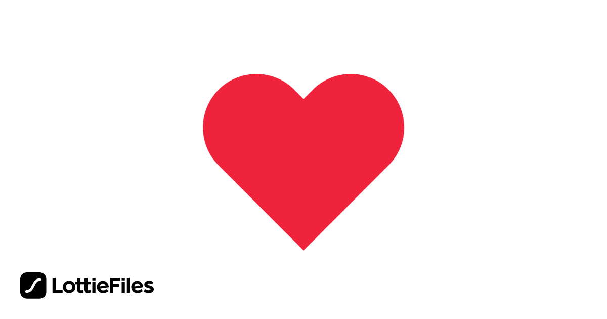 Free Heart Icon Animation by xcreativedesign | LottieFiles