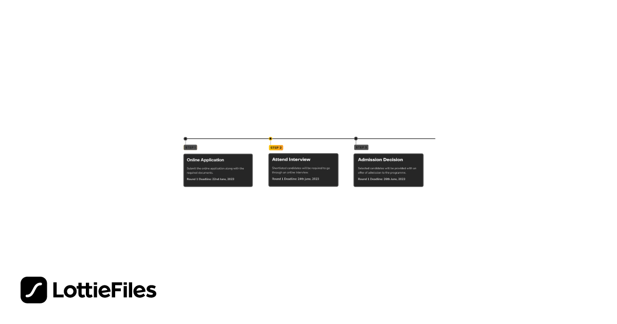 Free Admission process H Animation by Sai Sugyani | LottieFiles