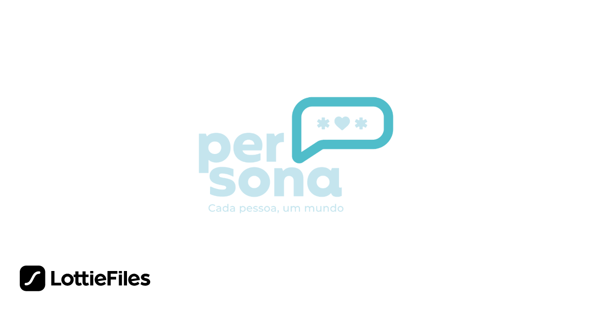 Free Entrada Logotipo Persona Animation by Caio Lopes | LottieFiles