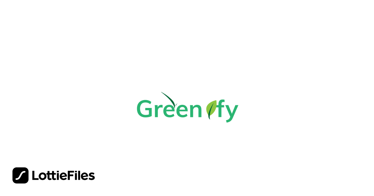 Free A1 - Lottie Loop - Greenify Logo Animation by Enrina Wilms ...