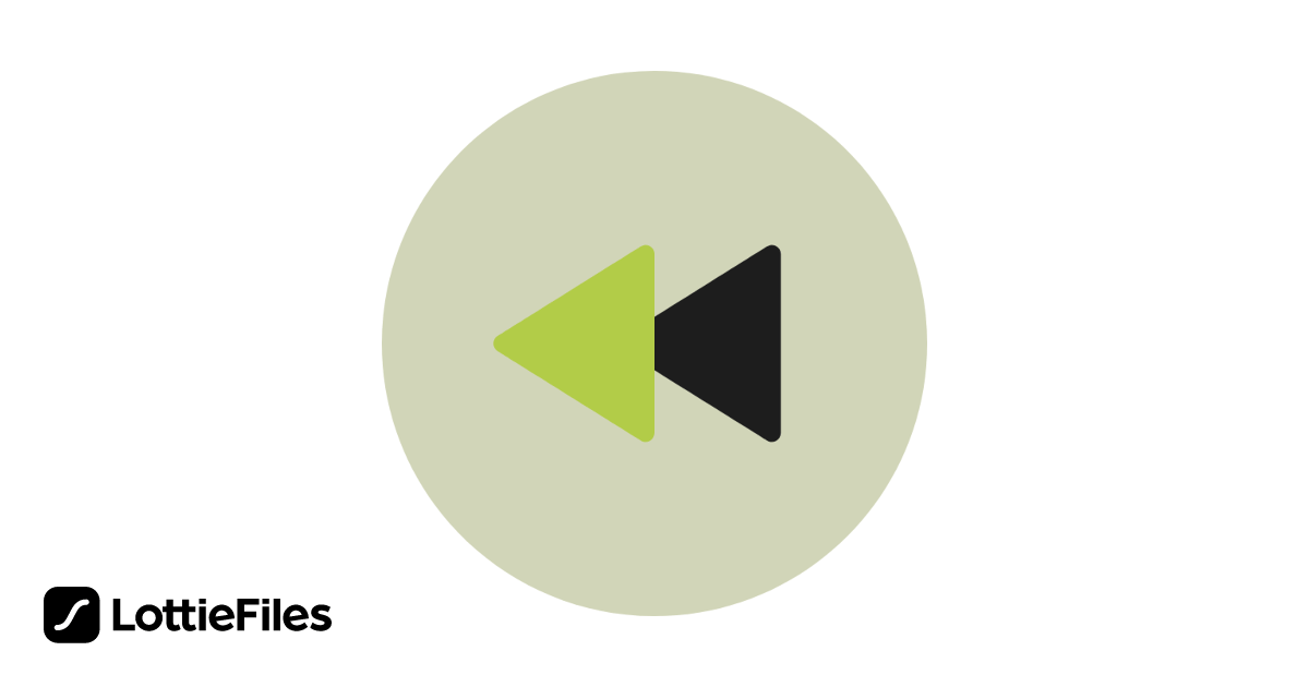 Free Rewind Button Animation by Quental Studio | LottieFiles