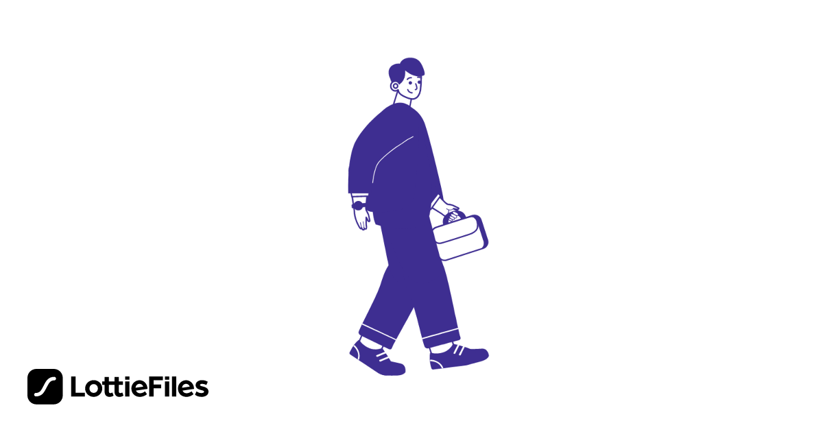 Free Walking Man Animation by Jayson Lim | LottieFiles