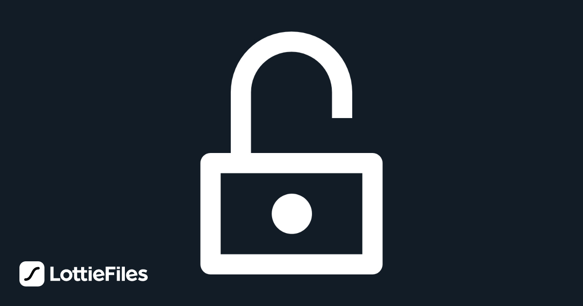 Free Lock Unlock Animation by Luci Yamaji | LottieFiles