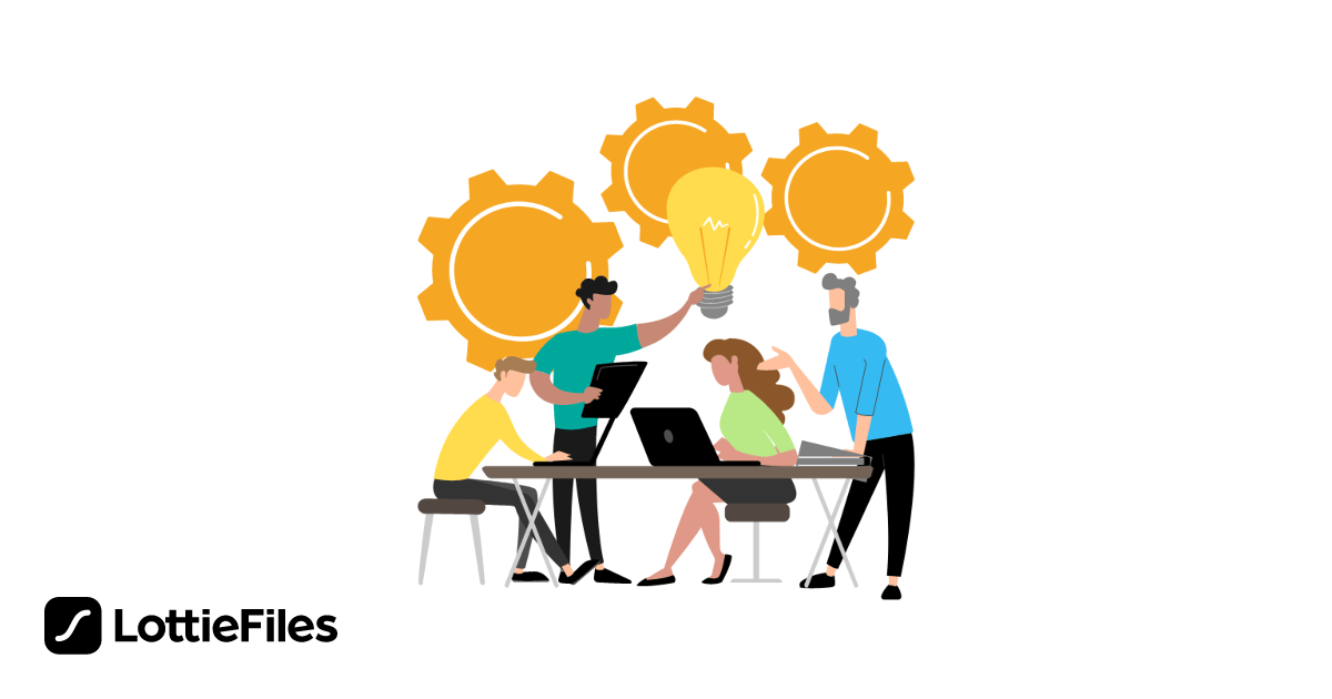 Free Teamwork Animation by Babsbarokah | LottieFiles