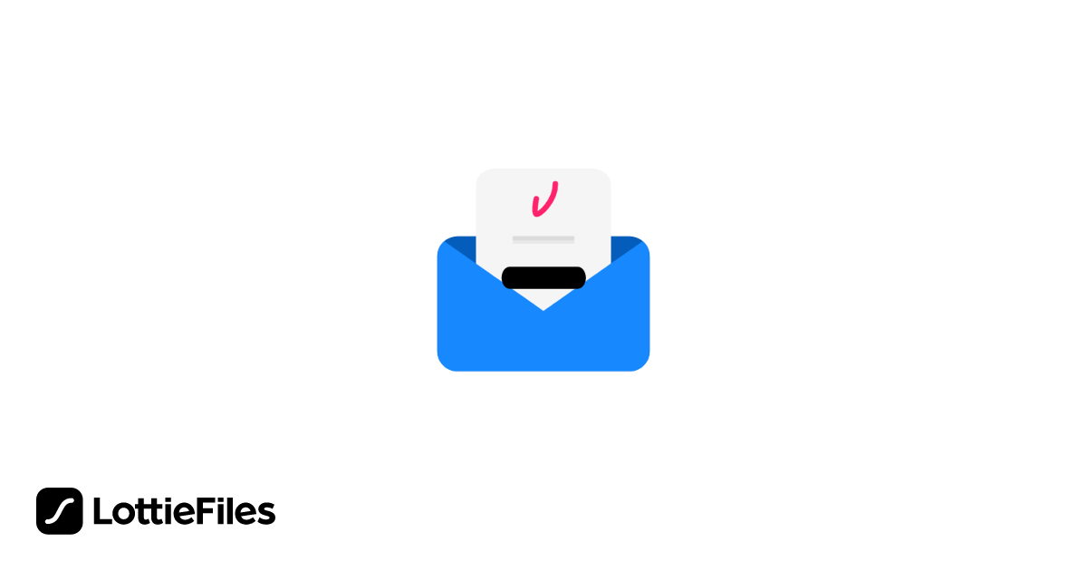 Free Mail Received Animation by Monte Prama | LottieFiles