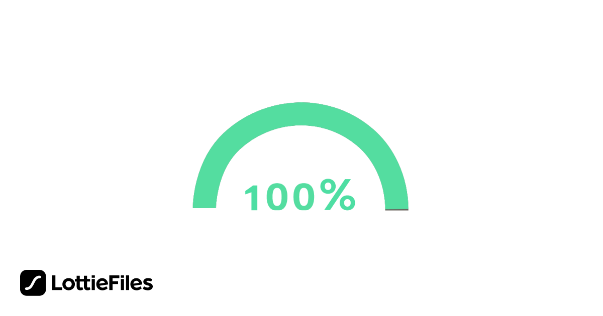 Free 100% Percentage Animation by Amanda | LottieFiles