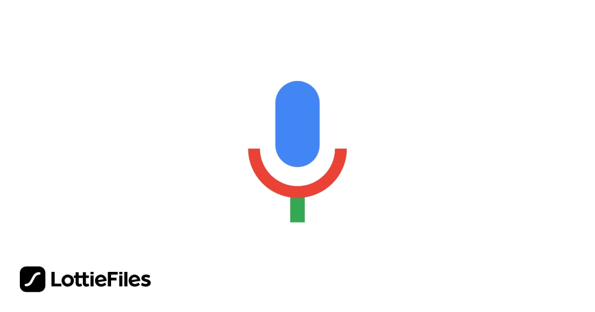 Google Mic by Litto Davis - LottieFiles