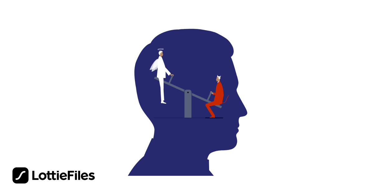 Free Moral Dilema Animation by Mark Airs | LottieFiles