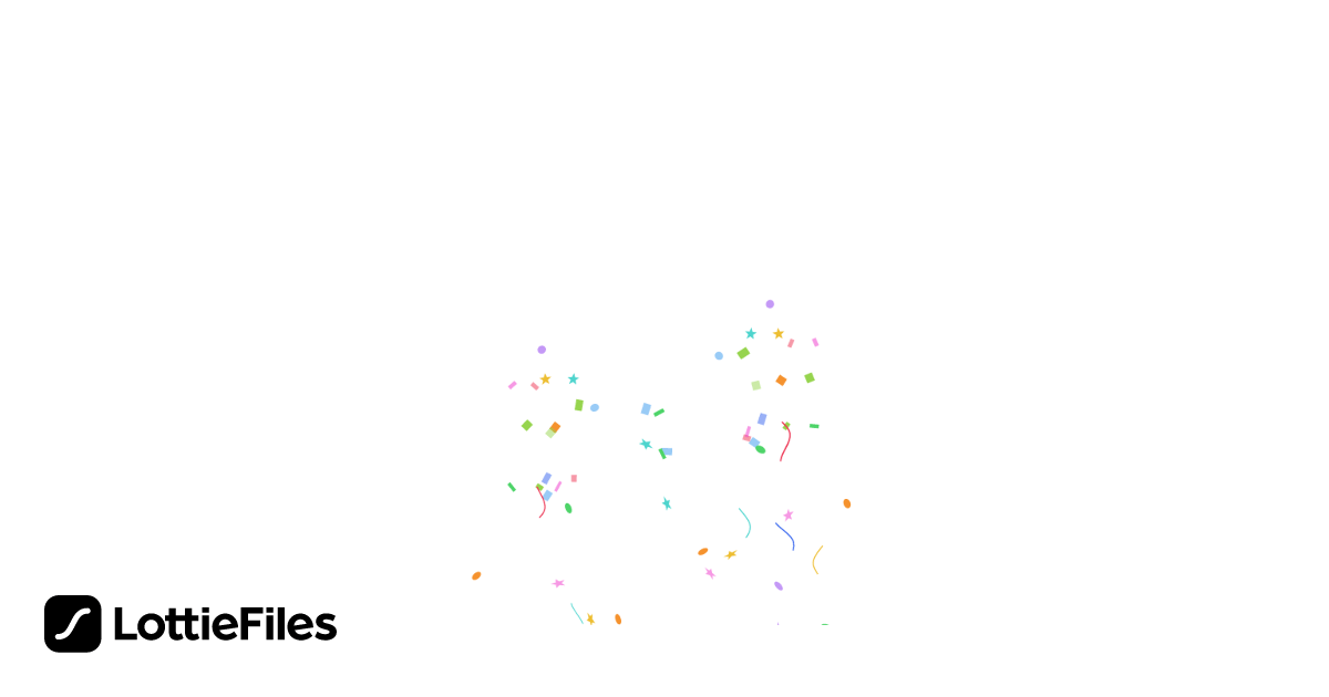 Free Confetti Animation by Akorede J. Ayanbisi | LottieFiles