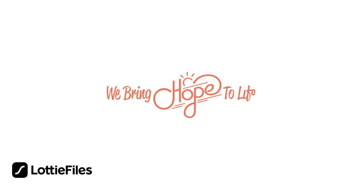 Free Orange Hope Animation by Jamie Flower | LottieFiles