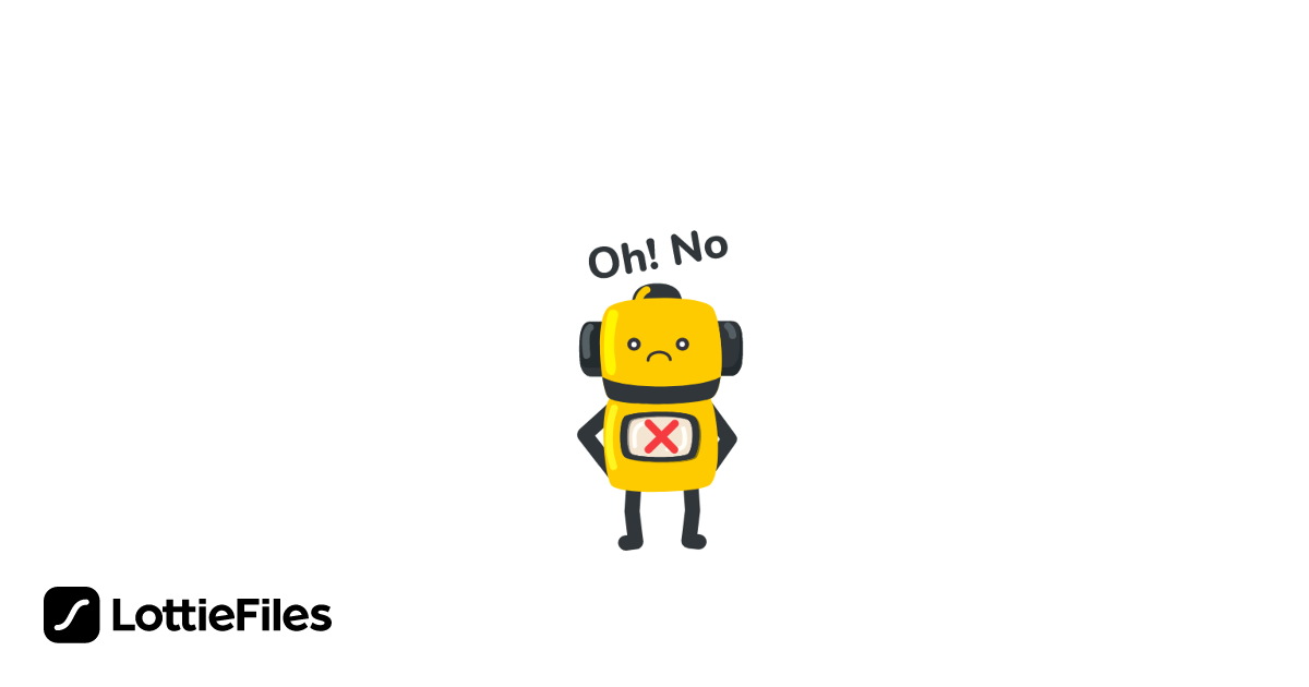 Free Robot_Error_Alert Animation by Rajan | LottieFiles