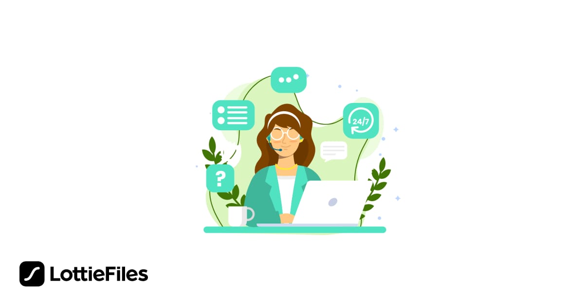 Free Customer service Animation by Suhayra Sarwar | LottieFiles
