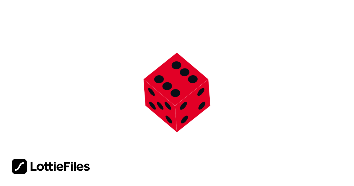 Free dice Animation by Roman Kuzhil | LottieFiles