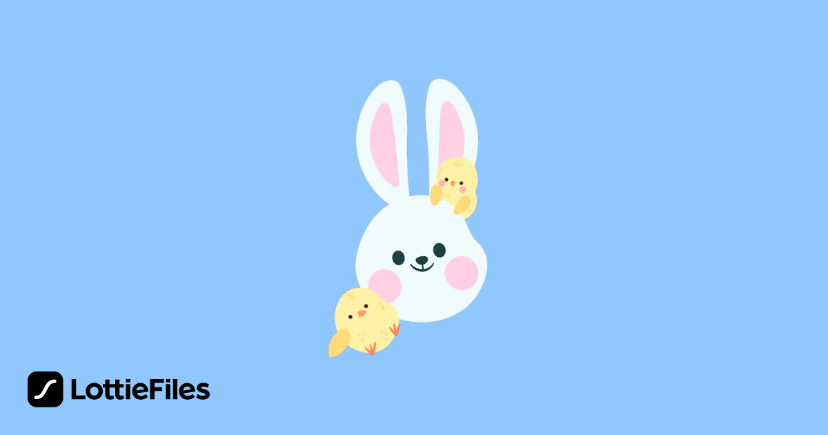 Free Easter Bunny and cute Chicks Animation by Brian Karungani ...