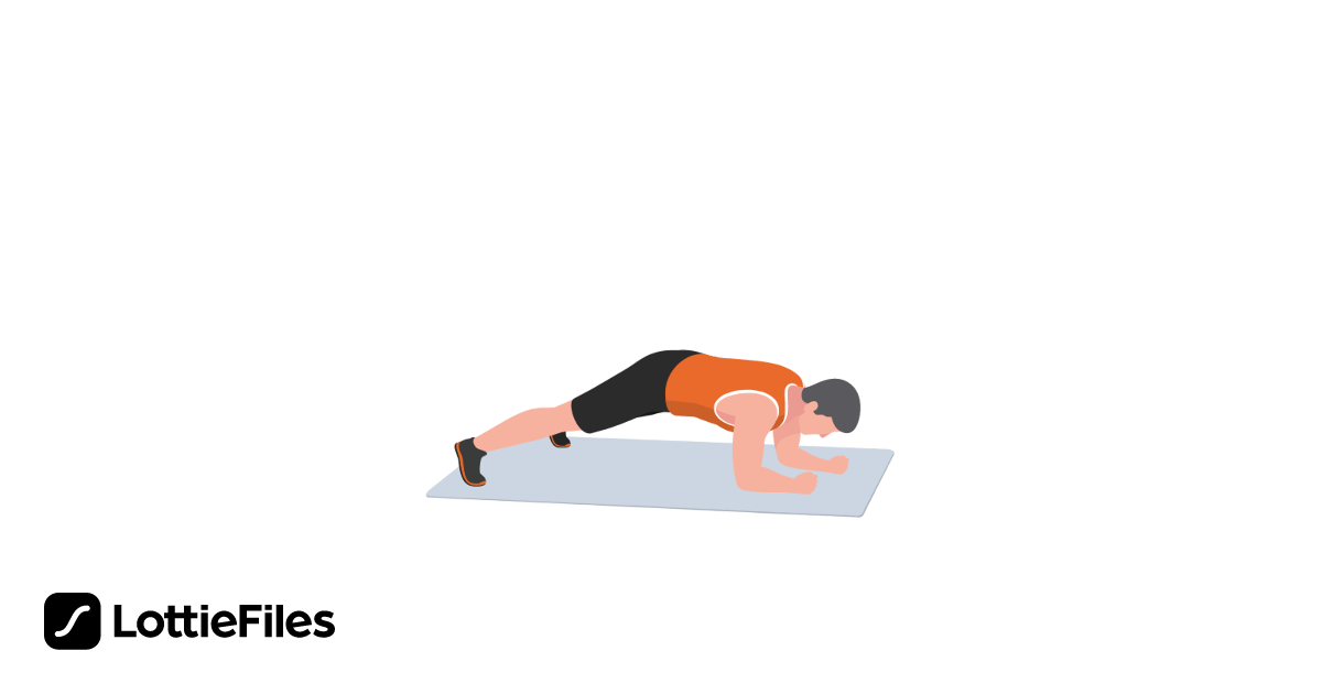 Free T Plank Exercise Animation by Dinh Bui Xuan | LottieFiles