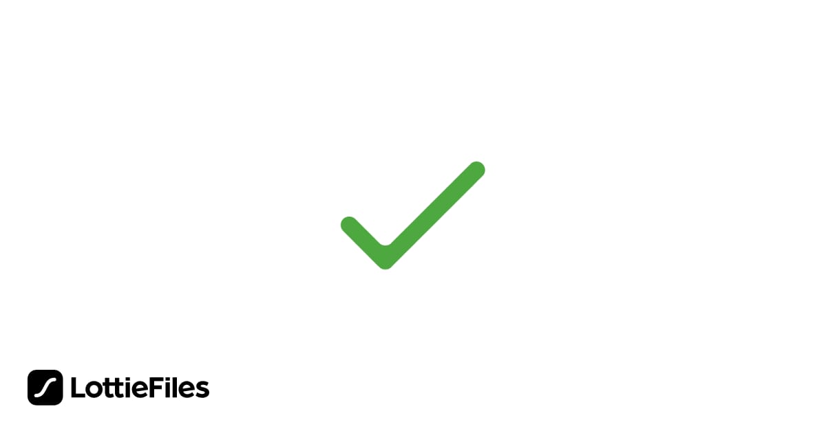 Free Tick White Green Animation by Umang Agarwal | LottieFiles