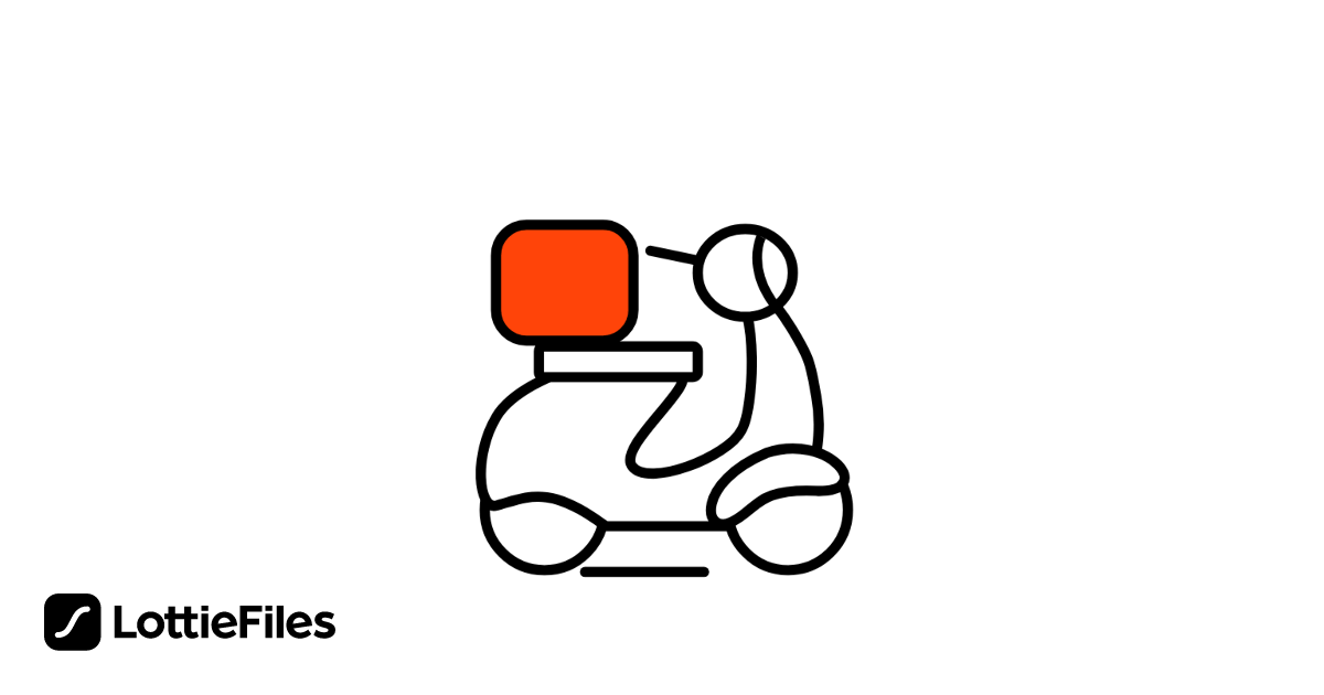 Free Delivery Scooter Animation by Niyas Mhd | LottieFiles