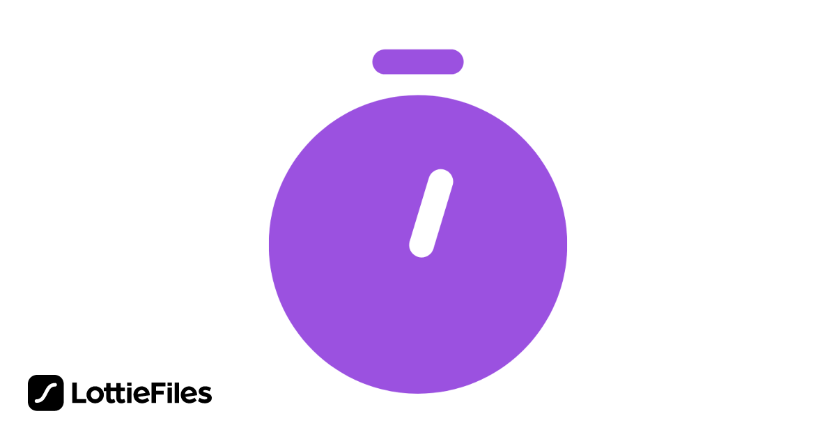 Free Stopwatch Animation by Bar Rhamim | LottieFiles