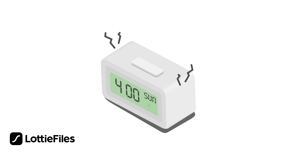 Free Desk clock alarm ringing Animation by irwanto | LottieFiles