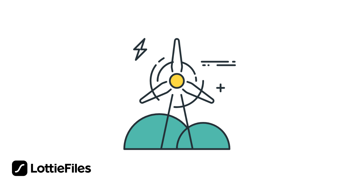 Free Solar Wind Energy Animation by Divyesh 8D Audio | LottieFiles