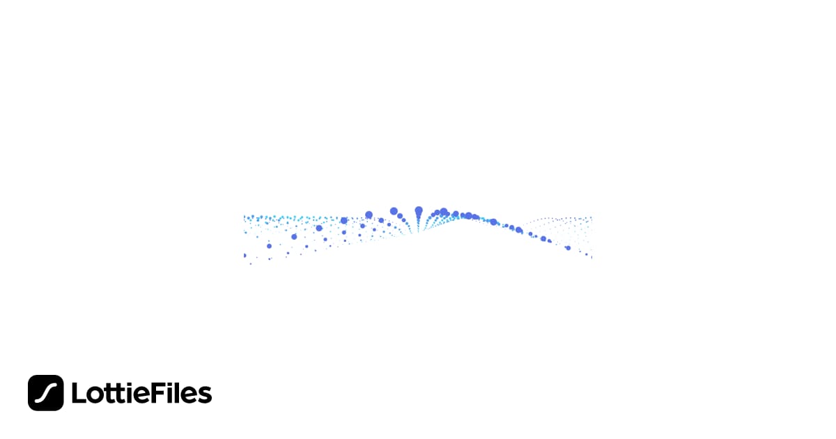 Free Particle wave with depth Animation by Srinika Designs | LottieFiles