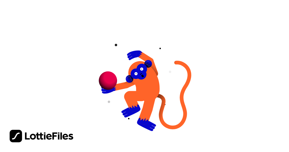 Free Juggling Monkey Animation by Amanda | LottieFiles
