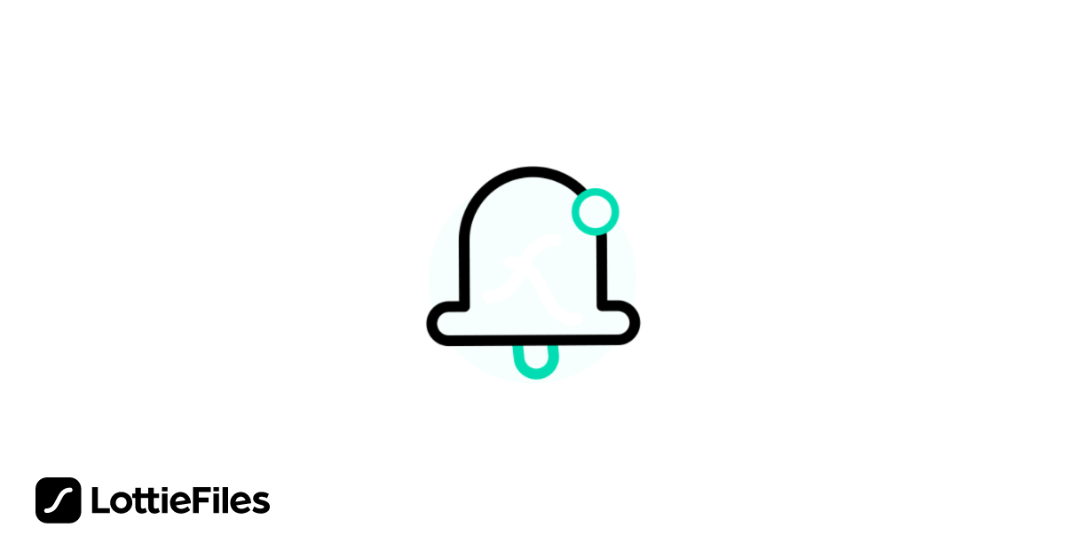 Free Notification icon Lottie JSON animation Animation by Tinymotion ...