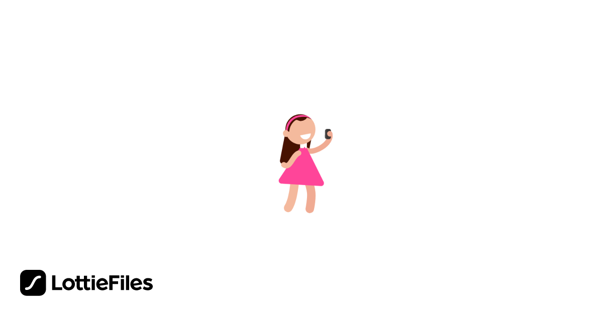 Free Girl-Selfie Animation by Marcos Paz | LottieFiles