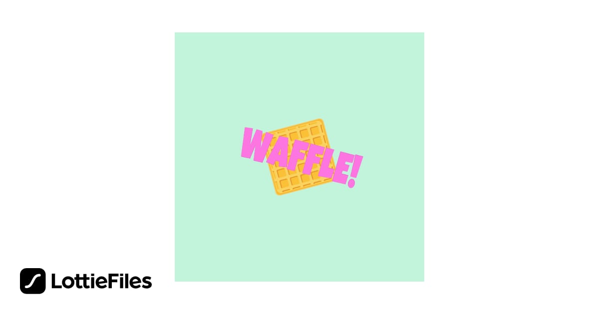 Free Waffle! Animation by Paul Roux | LottieFiles