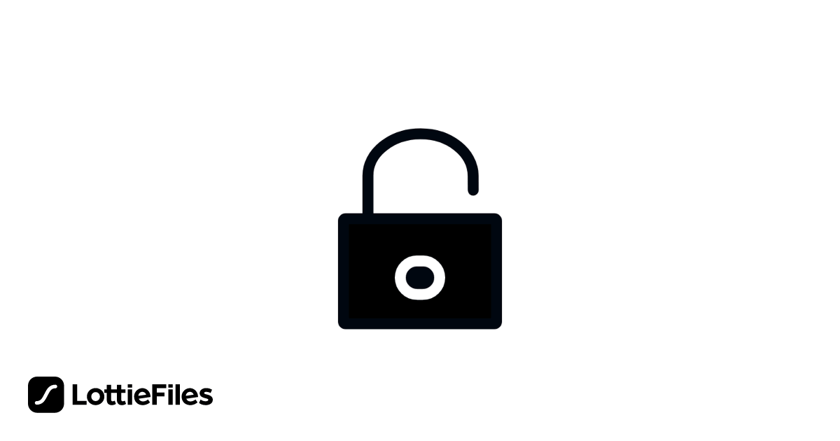 Free Unlock solid Animation by Iconjump | LottieFiles