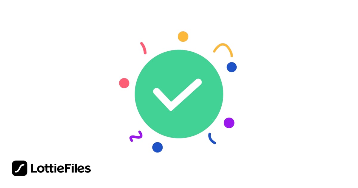 Free Success Animation by Mildred Lo | LottieFiles