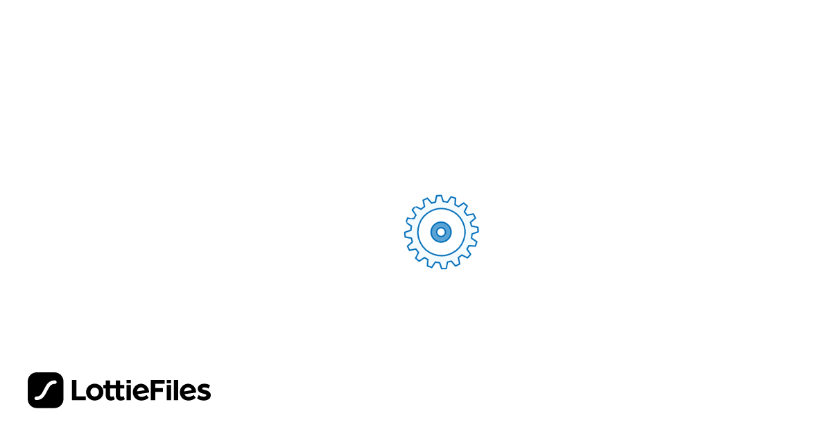 Free Gear Loading Animation by Mustafijur Rahaman | LottieFiles