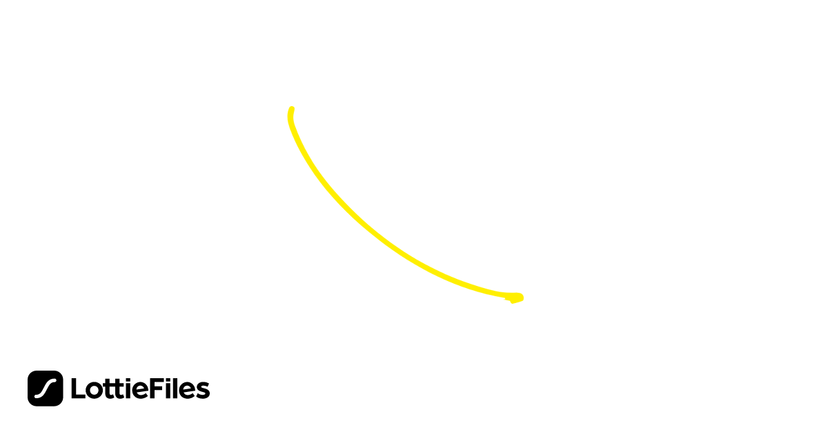 Free YELLOW ARROW Animation by Sarah Ellen Souza Silva | LottieFiles