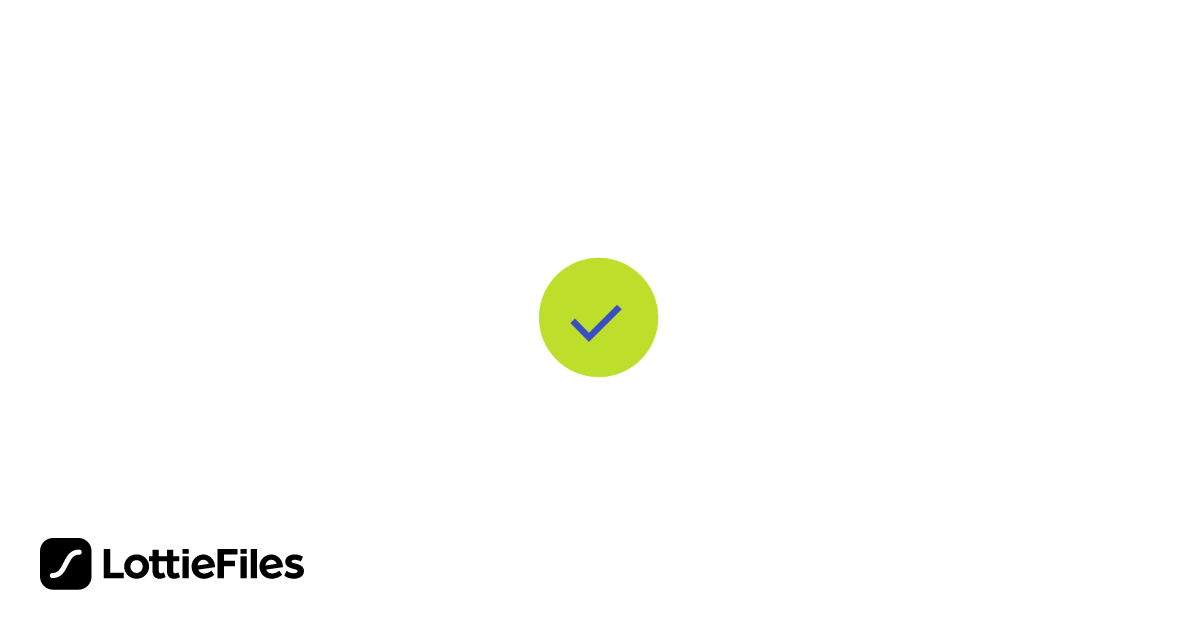 Free Checkmark Animation by Dean Simonds | LottieFiles