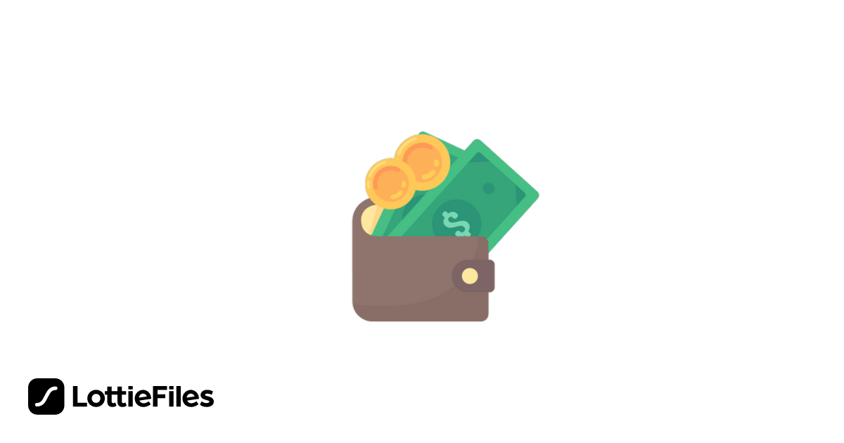Free Money Wallet Animation by อนุวัฒน์ มีรีวี | LottieFiles