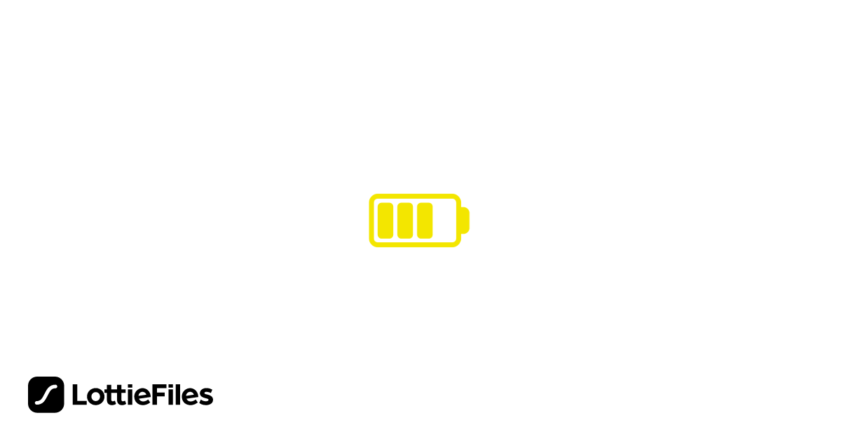 Free battery charge Animation by Osvaldo Viscardi | LottieFiles