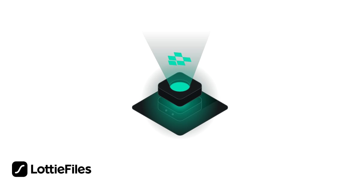 Free Dropbox isometric Lottie JSON animation Animation by LottieJSON ...