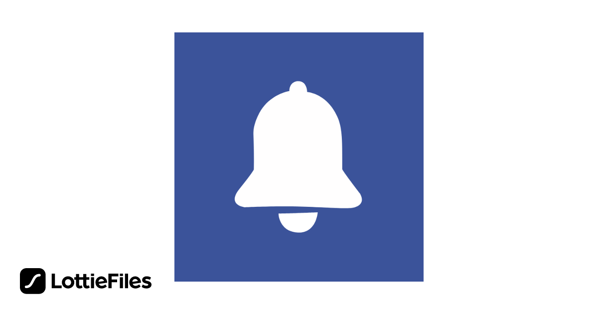 Free facebook notification Animation by Mervin Paul | LottieFiles