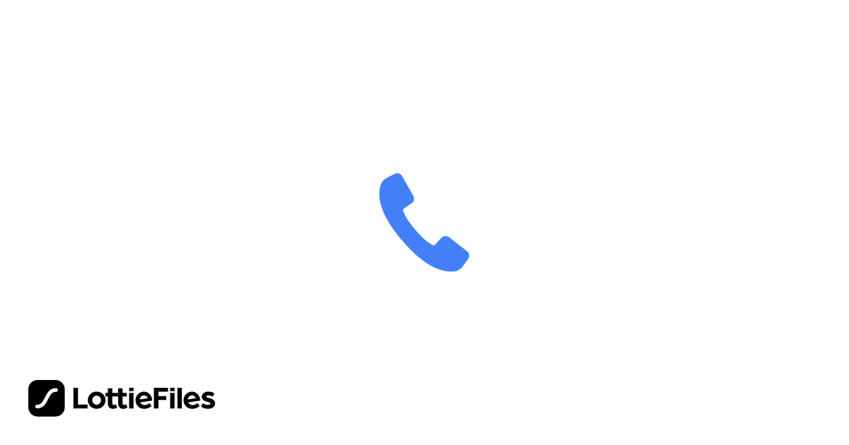 Free phone call Animation by בלומי רייזמן | LottieFiles