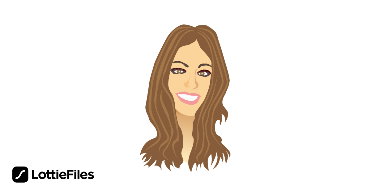 Free Girl With Flowing Hair Winking Animation by Christopher Packer ...