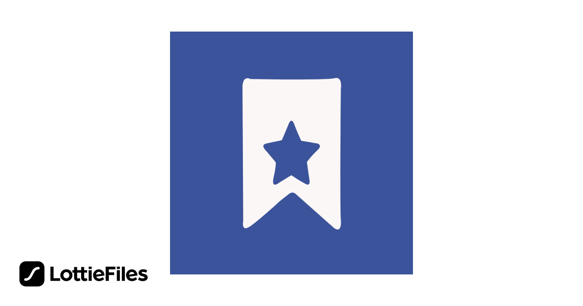 Free Favorite Bookmark Animation By Mervin Paul Lottiefiles