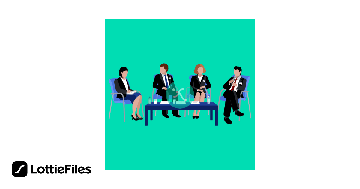 Free Gossiping people Lottie JSON animation Animation by Tinymotion ...