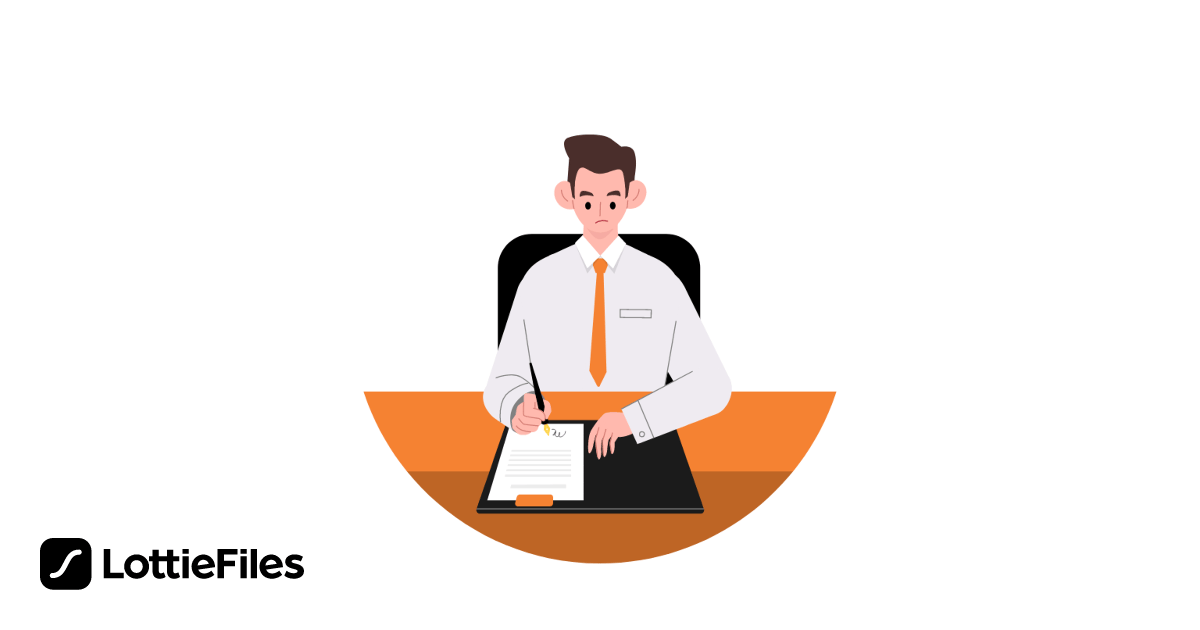 Free Document Animation by Maria Eduarda Oliveira | LottieFiles