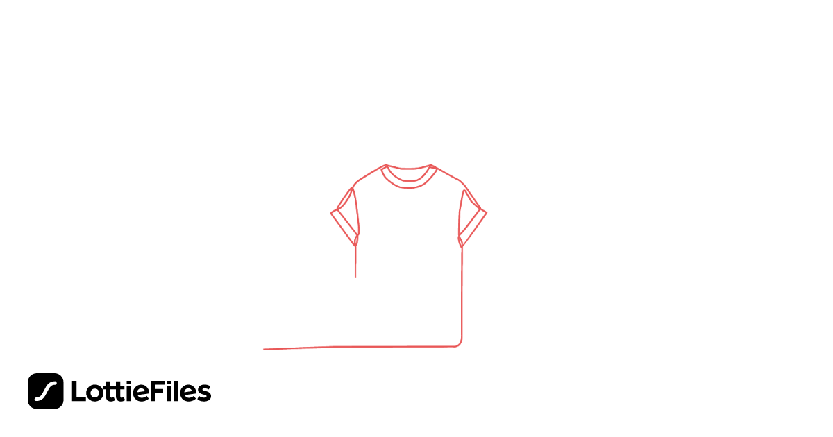 Free One line t shirt animation Animation by SM Ringku | LottieFiles