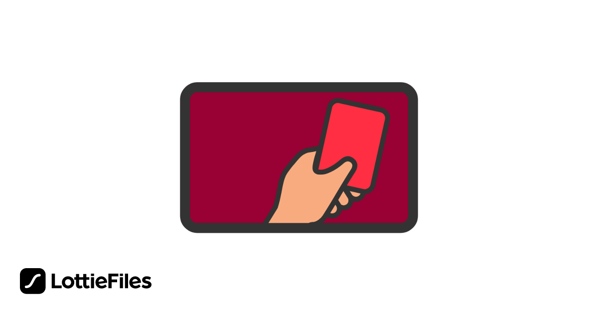 Free redcard Animation by Rebekka Pointke | LottieFiles
